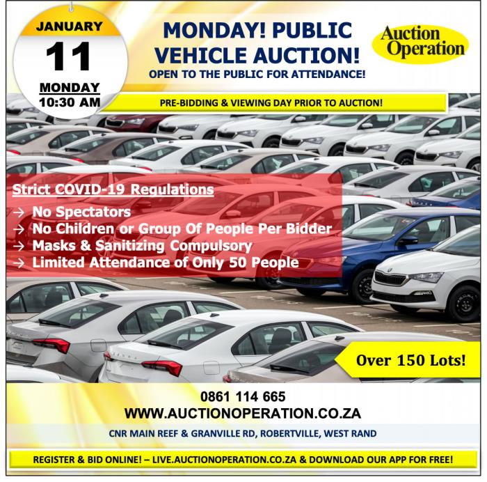 Auction Operation - REPO & FLEET LIVE VEHICLE AUCTION (COVID 19 ...