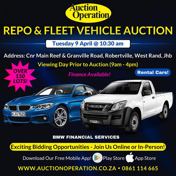 Auction Operation - LIVE REPO & FLEET VEHICLE AUCTION