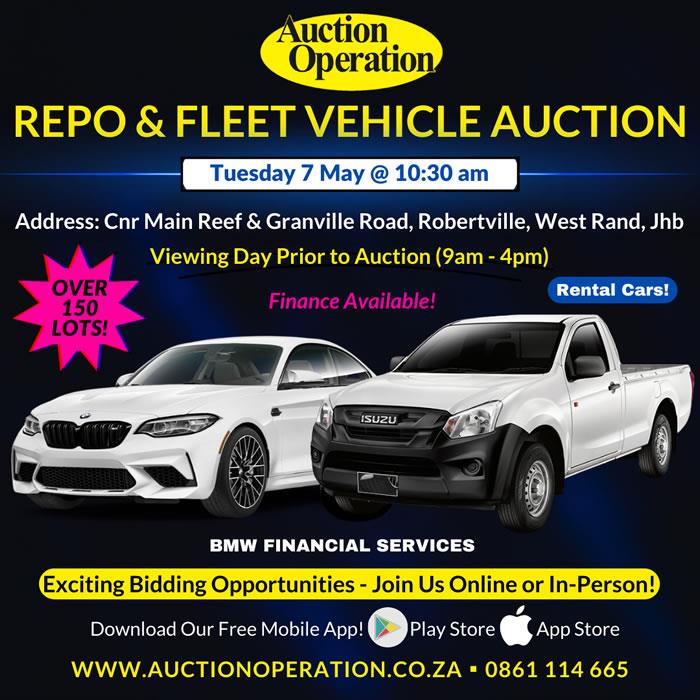 Auction Operation - LIVE REPO & FLEET VEHICLE AUCTION