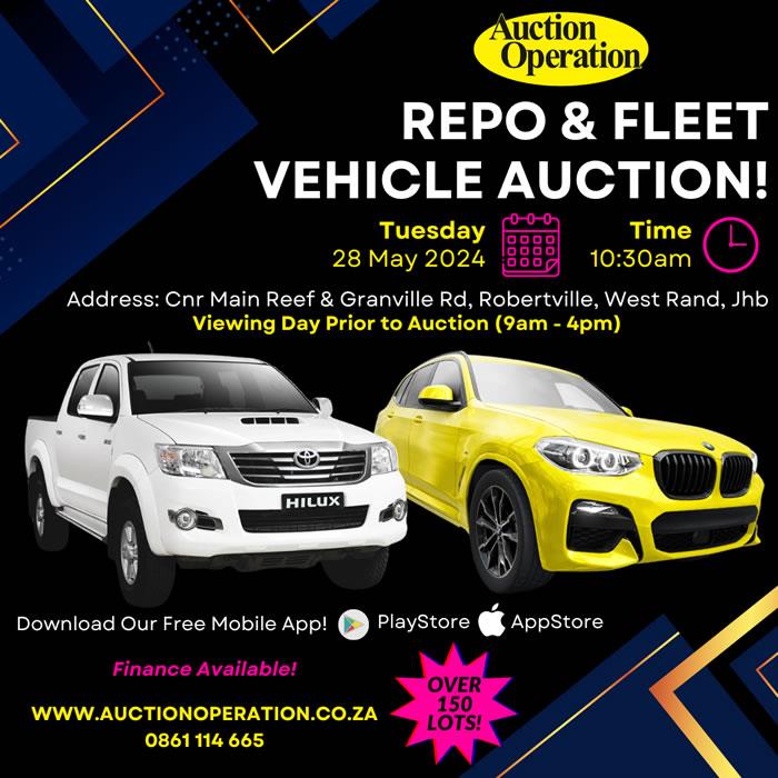 Auction Operation - LIVE REPO & FLEET VEHICLE AUCTION