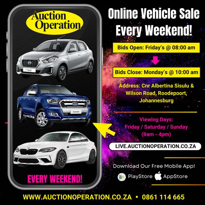 Auction Operation - Online Vehicle Sale!